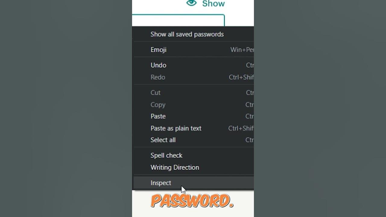Reveal passwords on any website! - YouTube