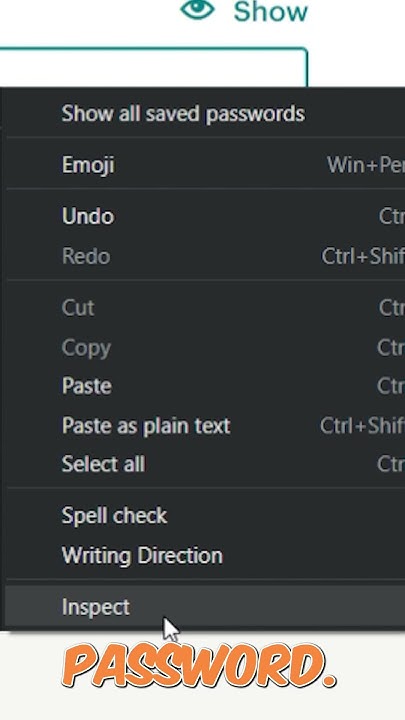 Reveal passwords on any website! - YouTube
