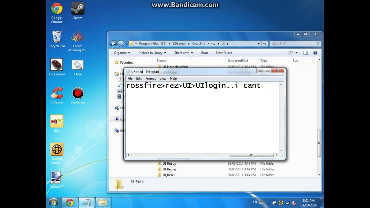 How to change your crossfire login page. - YouTube