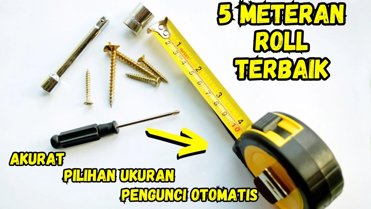 5 REKOMENDASI METERAN ROLL TERBAIK, AWET DAN BAGUS !! - YouTube