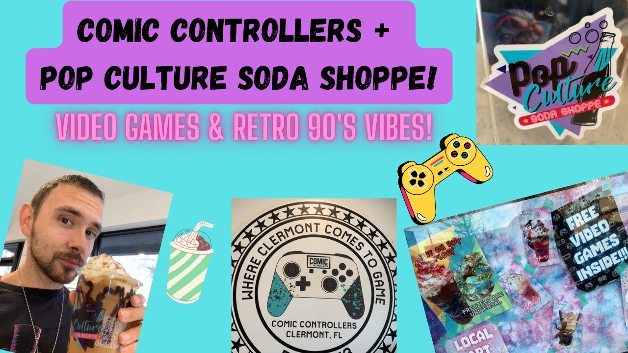 A Return to Comic Controllers/ Pop Culture Soda Shoppe - 90's vibe ...