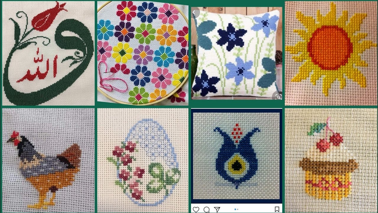 Gorgeous impressive cross stitch pattern #charsutikarhai #embroidery ...