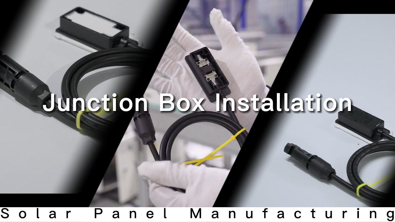 How to Fix Junction Box on Solar Panel? | Maysun Solar Factory - YouTube