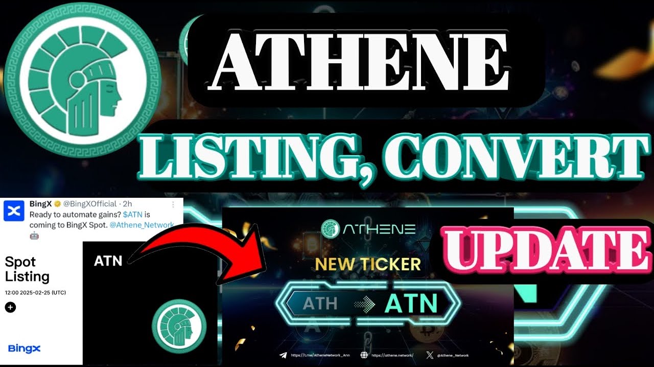 Athena Listing Update। Athene TGE Update । ATHENE Network New Update। Athene Network। - YouTube