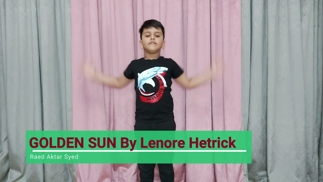 Golden Sun by Lenore Hetrick - Recited by Raed - YouTube