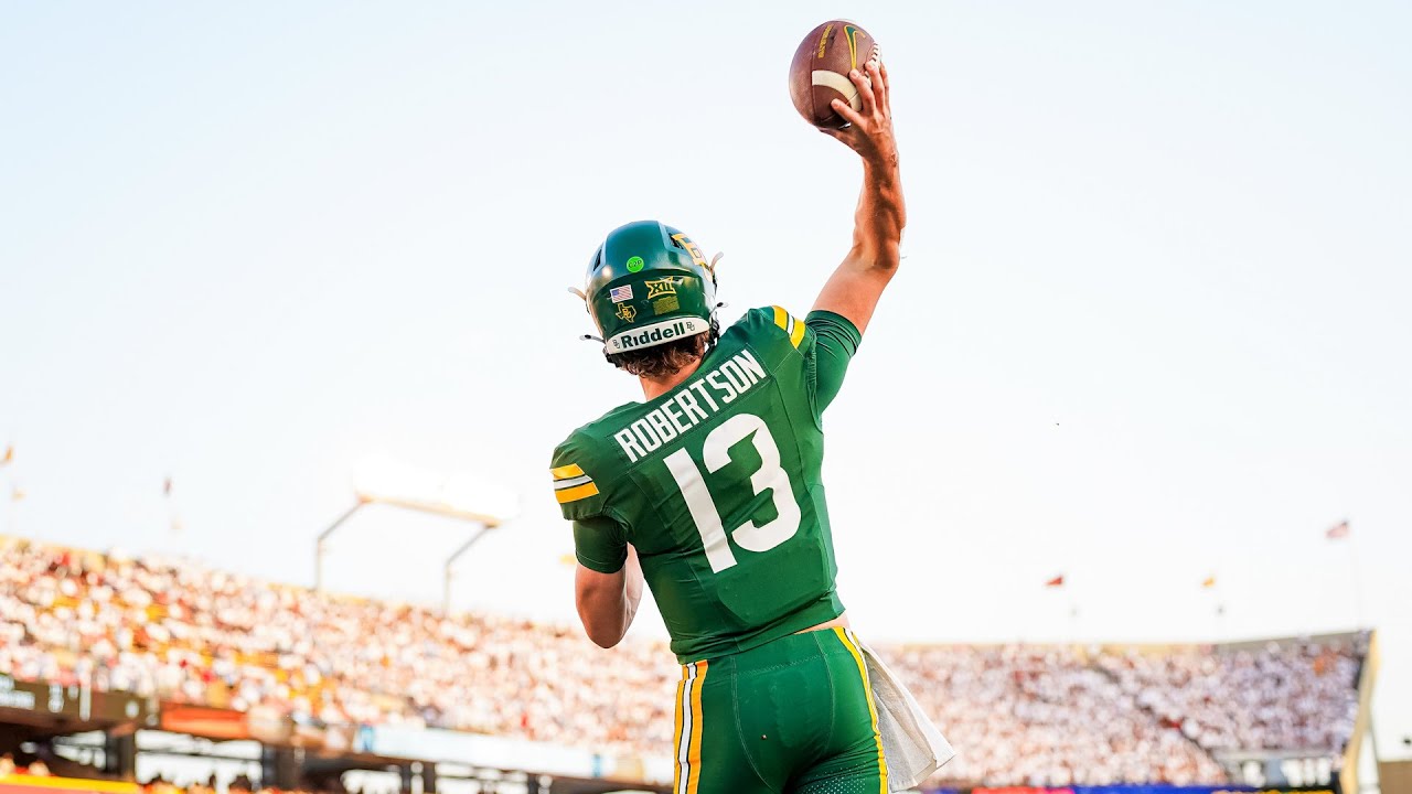 Baylor Football: Sawyer Robertson Highlights at Iowa State - YouTube