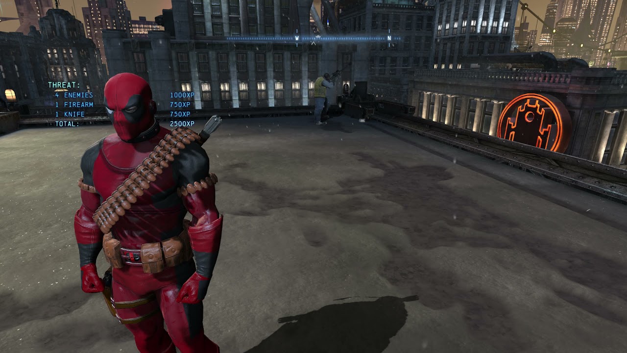 Batman Arkham Origins: Deadpool Mod Playtest - YouTube