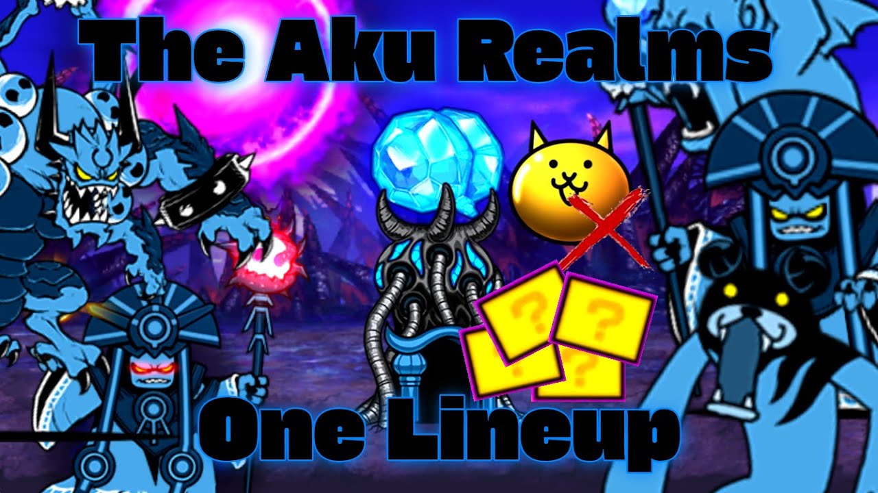 The Aku Realms, No Gacha, One Lineup, 4 Units Only | The Battle Cats ...