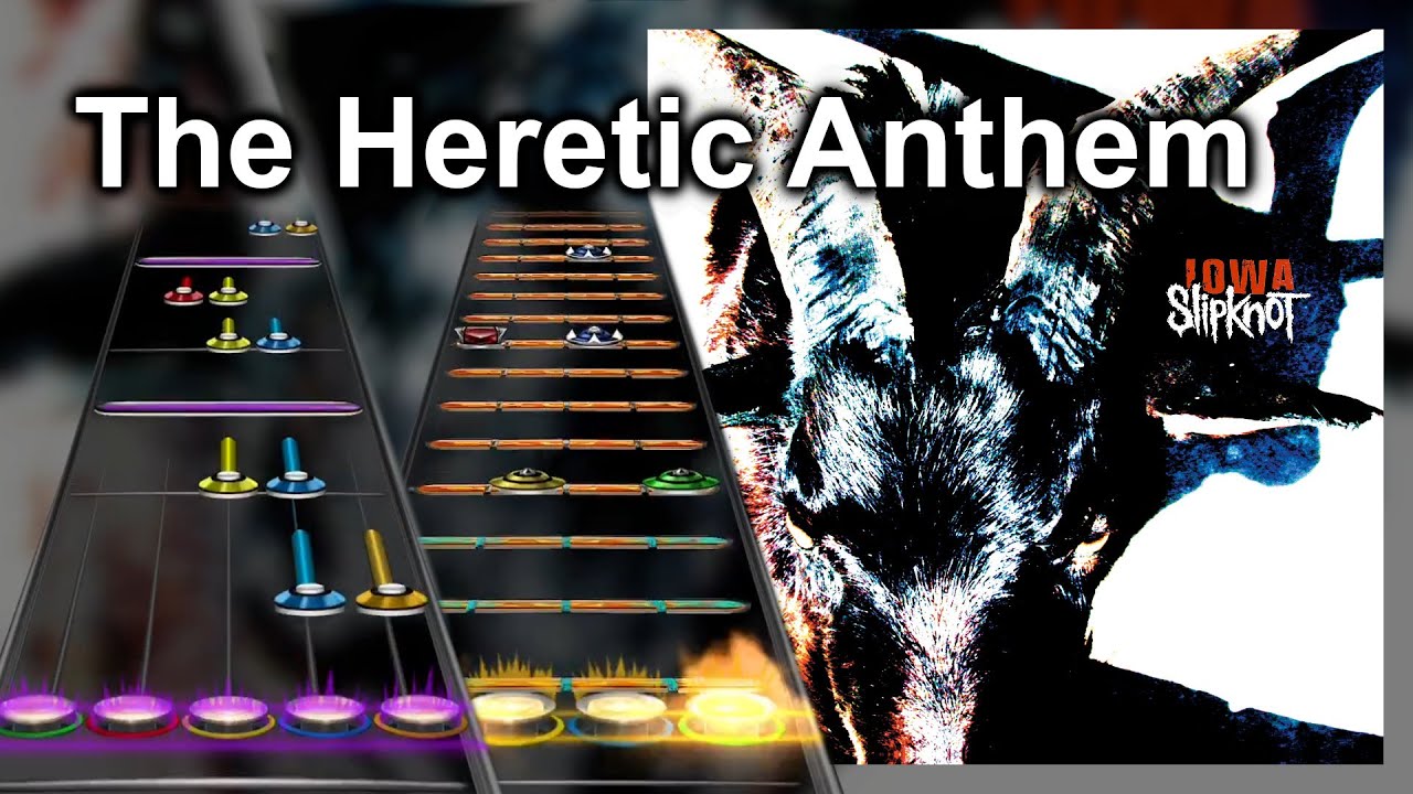 Slipknot - The Heretic Anthem - Full Band Chart Preview - YouTube