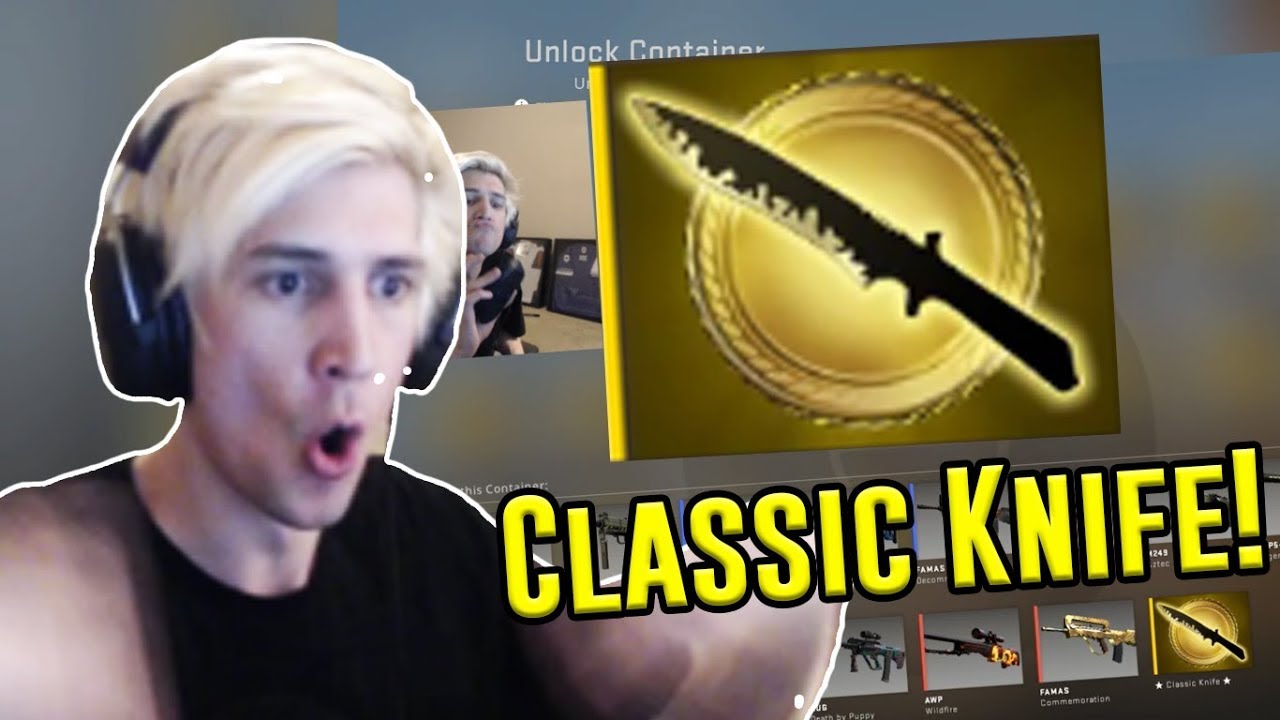 xQc Opens KNIFE In NEW CS20 CASE (CSGO) - YouTube