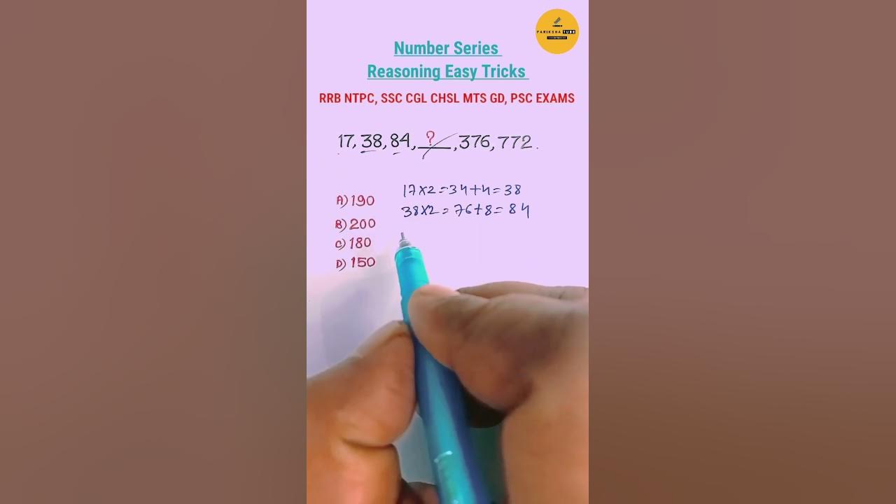 Number series🕊️🌿| #logicalreasoning #reasoningquestions #mathstricks #logicallreasoning #maths ...