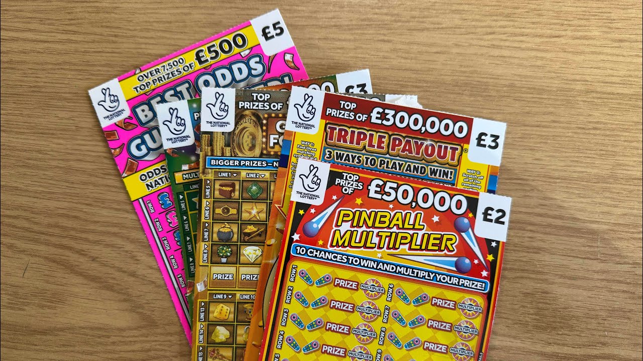 ODDS vs EVENS mix of Allwyn Lottery Scratch Cards - Evens today - YouTube