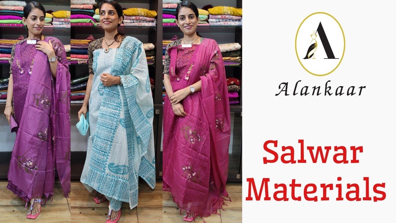 ALANKAAR BOUTIQUE / Salwar Materials/ Whatsapp : 919746326239 ...