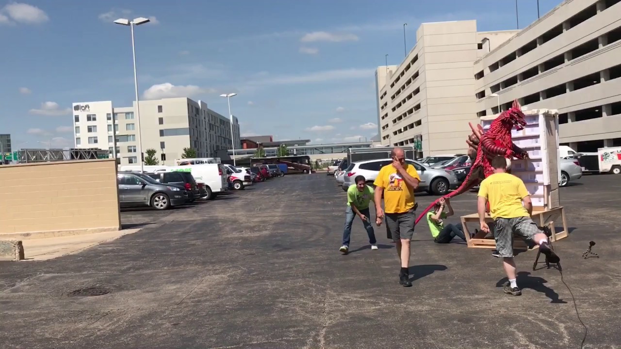A fan made Godzilla film out take at G-Fest 7-15-17 - YouTube