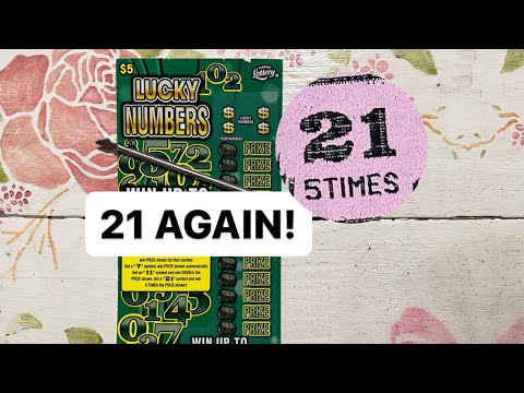 $25 session Lucky numbers 21 symbol again 5 times the prize Florida ...