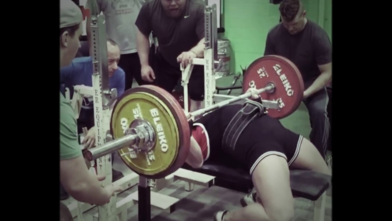 Allison Lockhart - 347lb Bench Press - YouTube