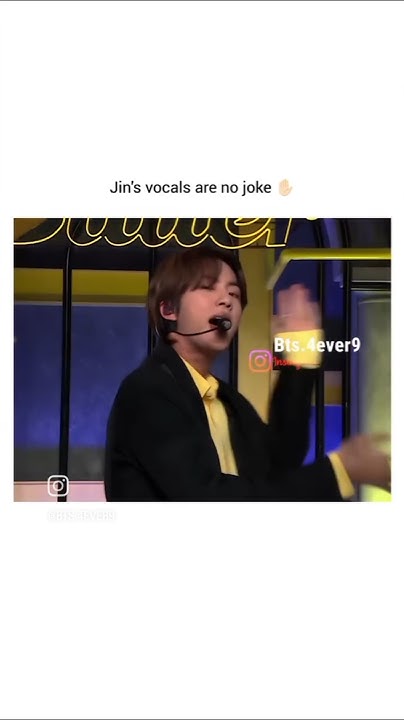 Jin's vocals aren't joke🔥The way they can't reach close to his vocals🤌🏻 #bts #kimseokjin - YouTube