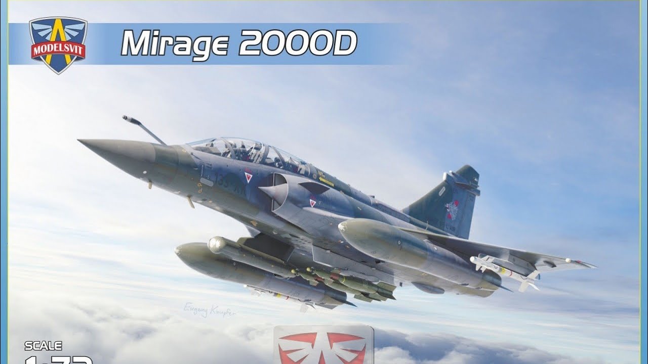 Modelsvit # 72075 1/72 幻象兩千D Mirage 2000D + 暴風影巡弋飛彈 - YouTube