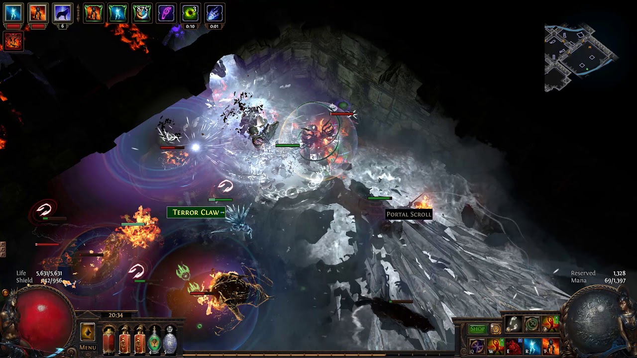 Elemental Aegis test (Magma Eclipsis Pinnacle Tower Shield) - Path of ...