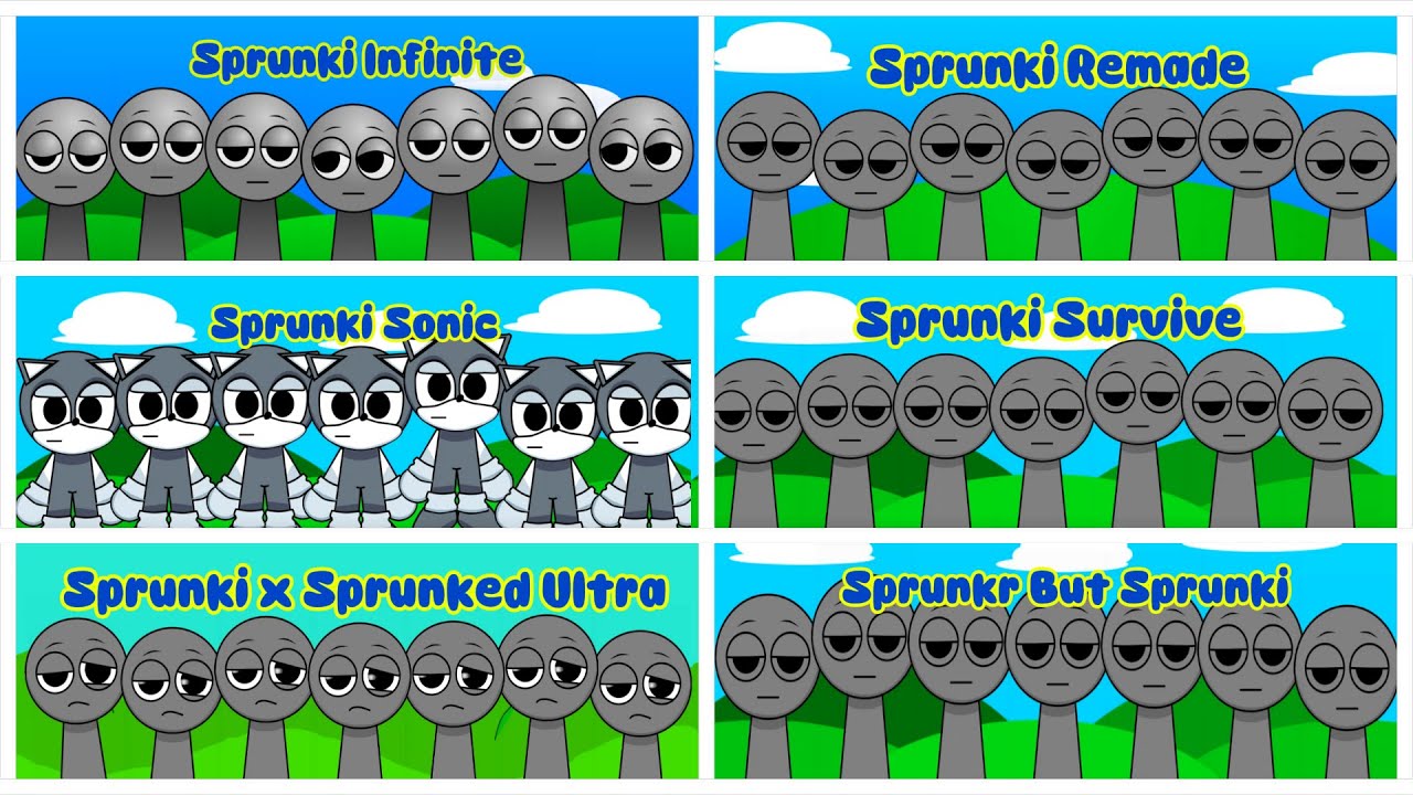 SPRUNKI INCREDIBOX MIX CHARACTER IN SPRUNKI INFINITE VS SPRUNKI REMADE ...