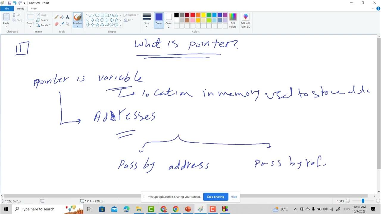 Pointers - Part 1 - YouTube