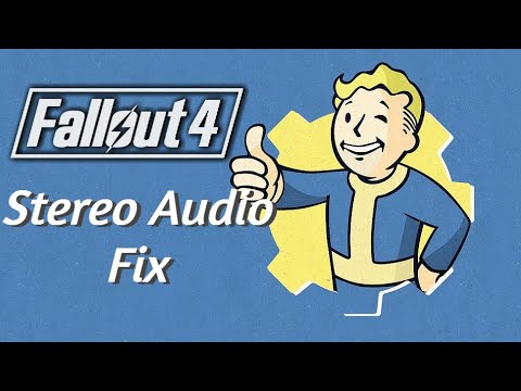 Fallout 4 PC Stereo Audio Fix (Can hear left and right but not center ...