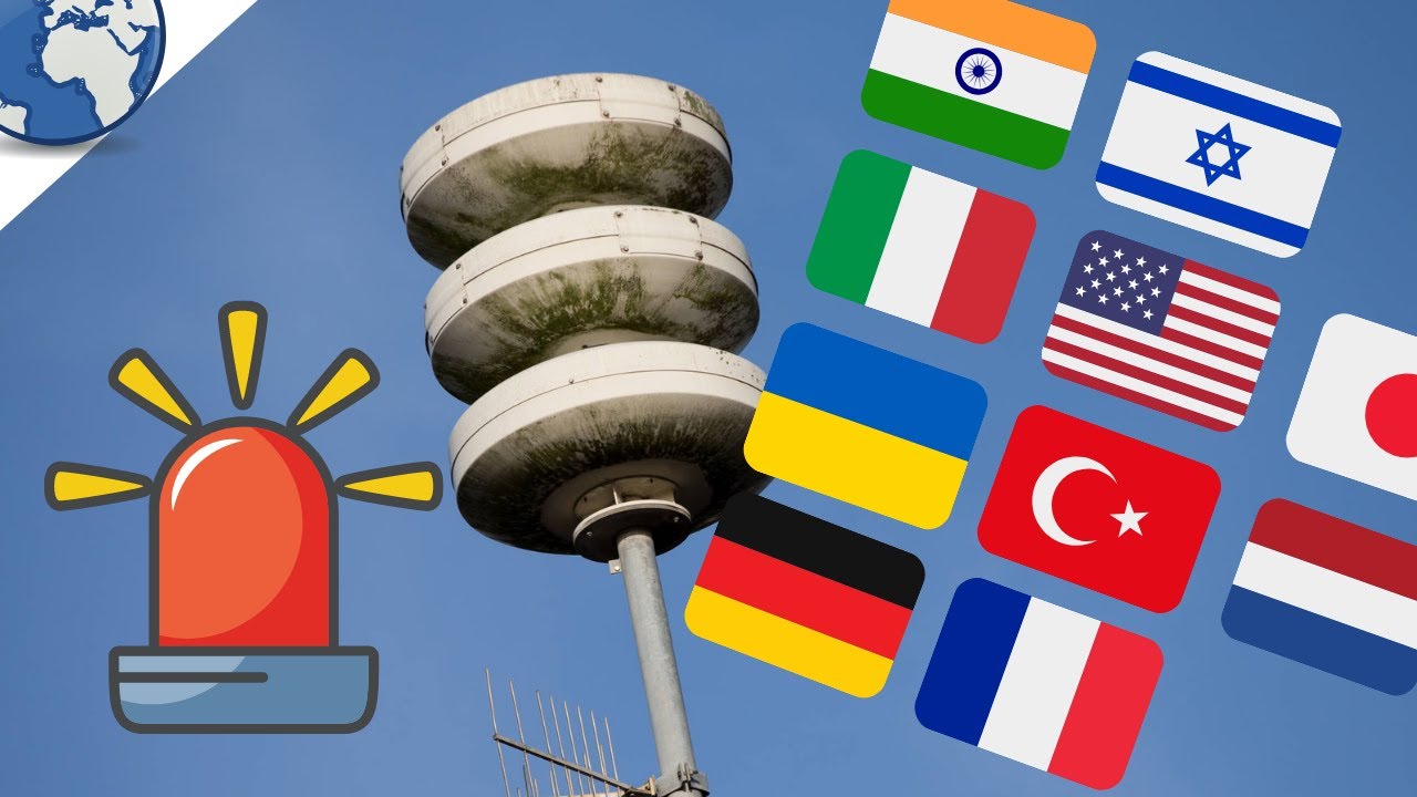 comparison: EAS Alarm sounds around the world - YouTube