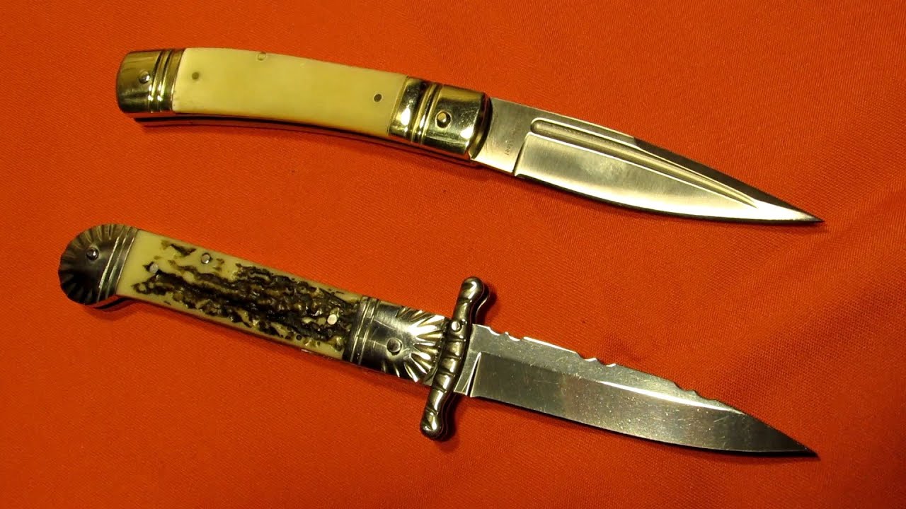 Hubertus Solingen The Guardian Knife Automatic AKC leverletto stilet ...