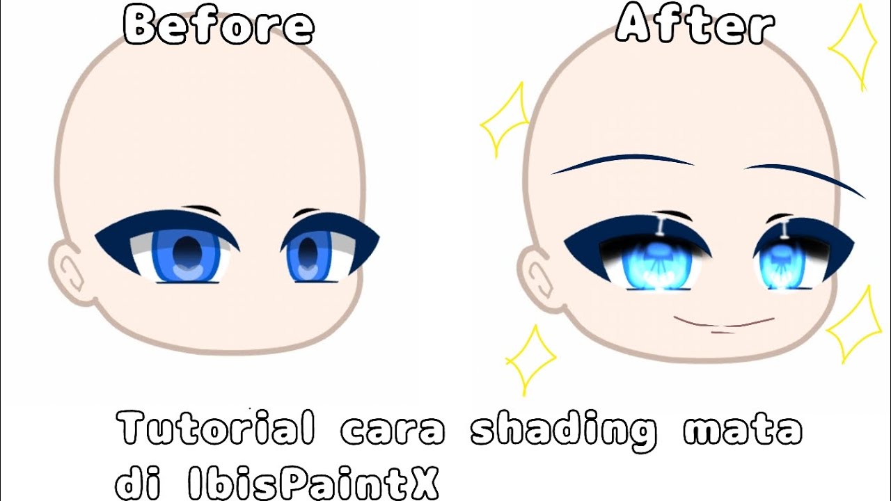 ||-Tutorial cara shading mata di IbisPaintX-||-Gacha Edit Tutorial ...