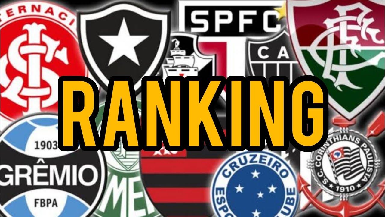 Os maiores times do Brasil POR TÍTULOS - YouTube