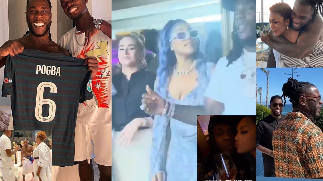 Burna Boy Mother, Pogba, Puff Daddy & His Girlfriend Steff Celebrates ...