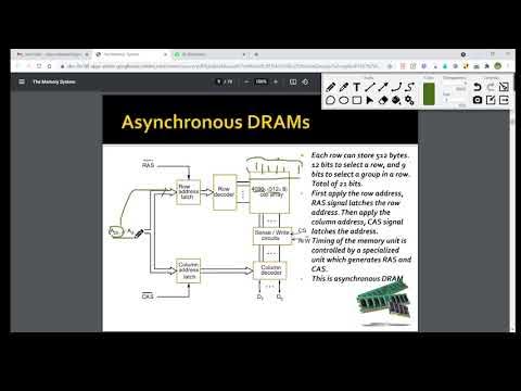 CO_unit5_ memory Asynchronous DRAM - YouTube