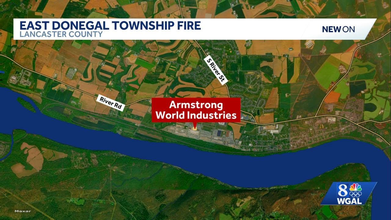 Crews respond to fire at Lancaster County Armstrong plant - YouTube