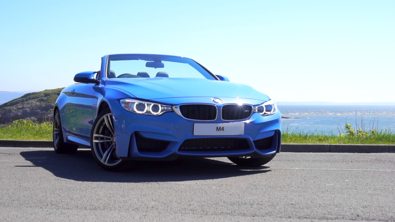 2017 BMW M4 Convertible (with sound) - Trainer Swansea - YouTube