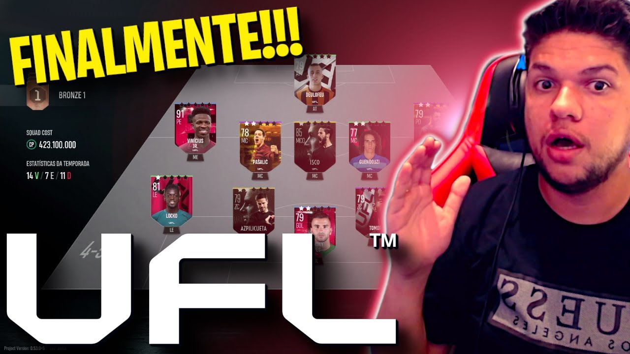 🔥UFL AO VIVO! TESTANDO A NOVA BETA, MOSTRANDO TUDO PRA VCS! MENU ...