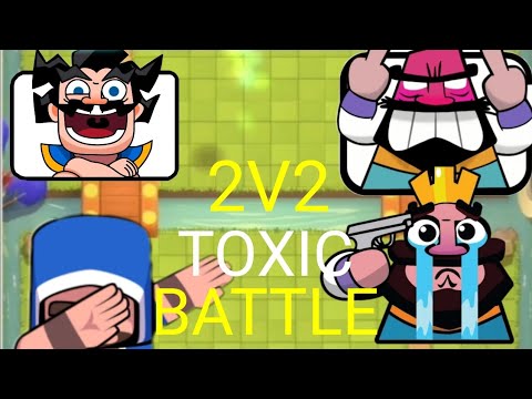 BEST CLASH ROYALE 2V2 DECKS! TOXIC BATTLE WITH CLANMATES - YouTube
