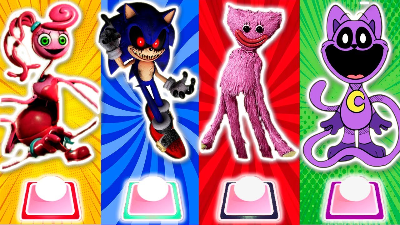 POPPY PLAYTIME CHAPTER 4 MOMMY LONG 🆚 SONIC EXE 🆚 KISSY MISSY 🆚 CATNAP ...
