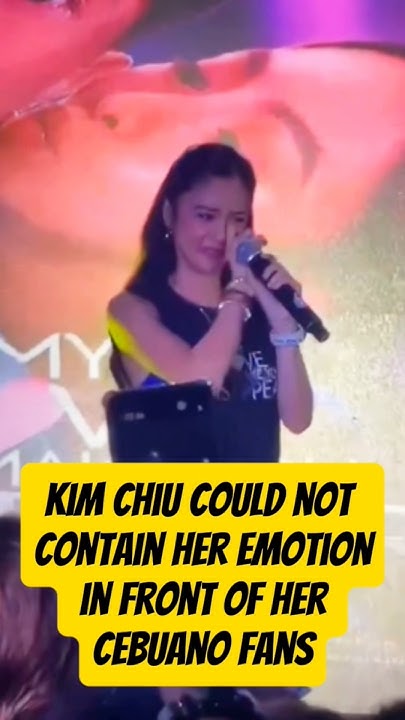 Kim Chiu Gets Emotional In Cebu Mall Show After “Dasurv” Issue - YouTube