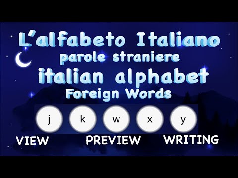 Small Italian foreign Alphabet | Alfabeto Italiano |Reading and Writing ...