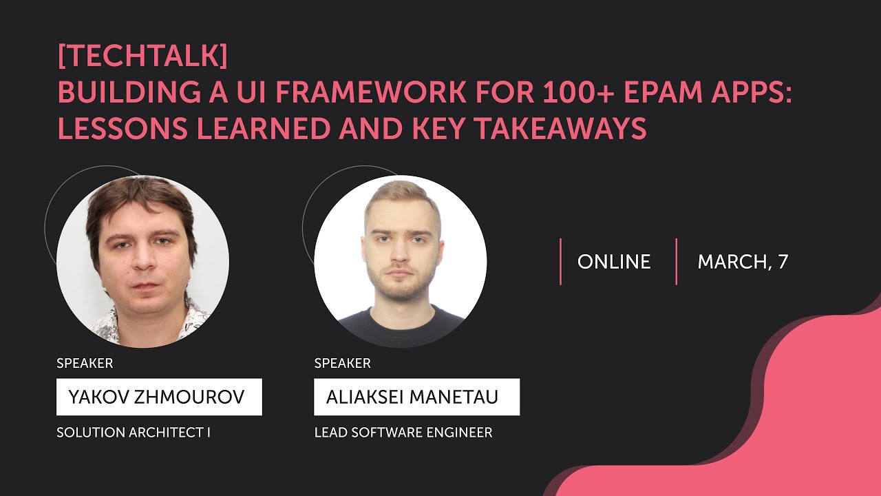 Building UUI: EPAM’s Unified UI Framework for 100+ Apps – Lessons ...