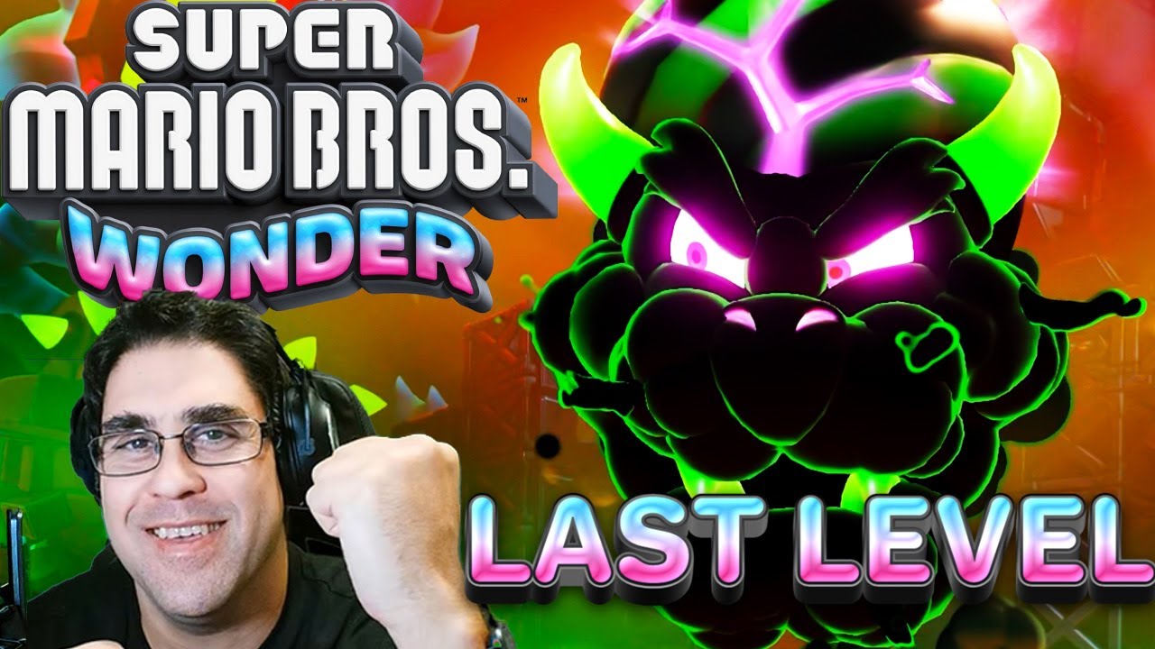 The Final Battle in Super Mario Wonder (Bowser's Rage Stage) - YouTube