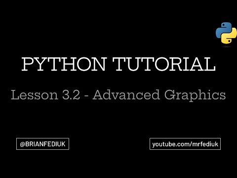 Python Programming Tutorial | Lesson 3.2 - Advanced Graphics | Drawing ...