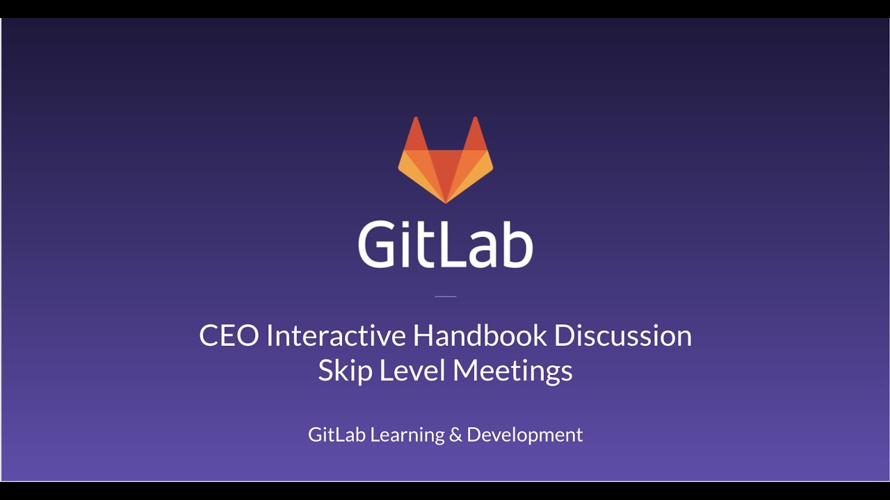 Skip Level Meetings - L&D Sessions - YouTube