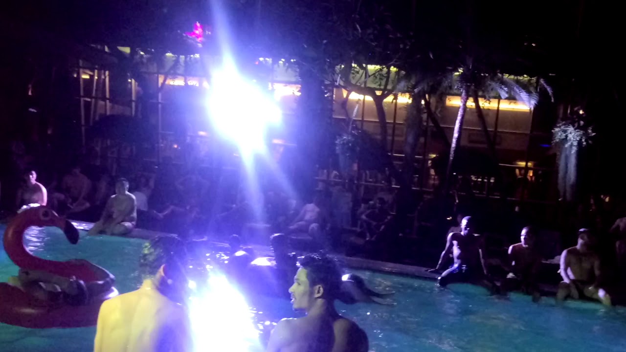 Babylon pool party last night - YouTube
