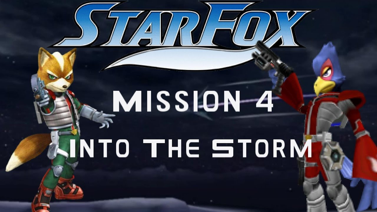Star Fox Assault - Mission 4 - Planet Fichina - Into the Storm ...