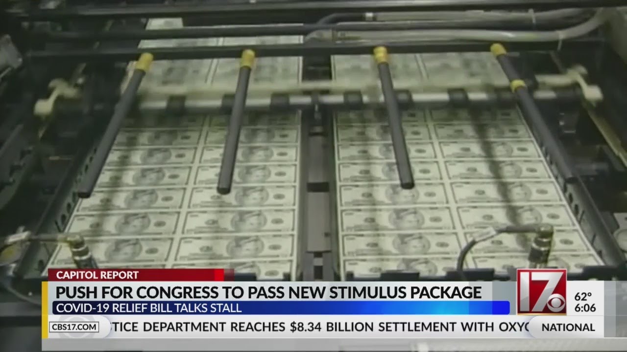 Push for Congress to pass new stimulus package - YouTube