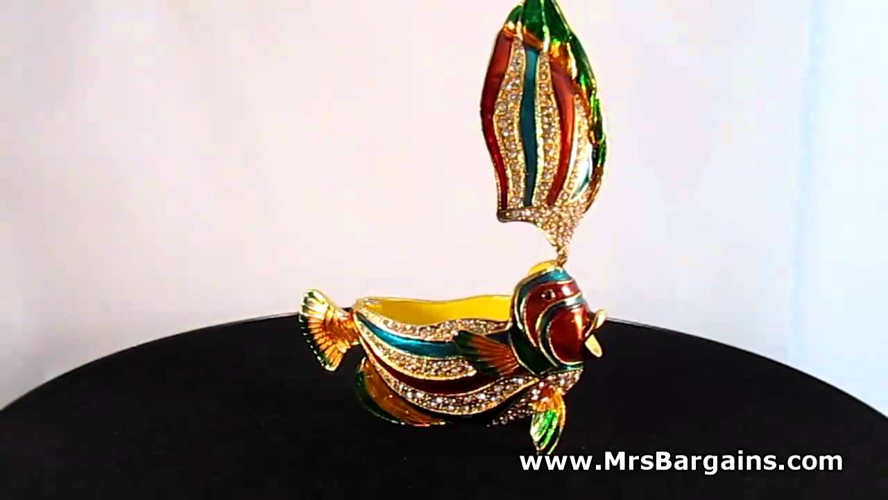 Rainbow Fish Trinket Box - YouTube