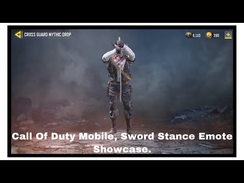 Call Of Duty Mobile, Sword Stance Emote Showcase. - YouTube