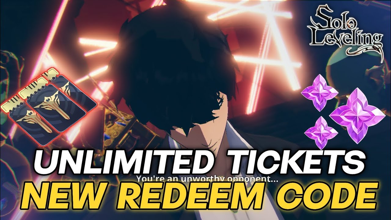 Unlimited Tickets New Redeem Code | Solo Leveling Arise - YouTube