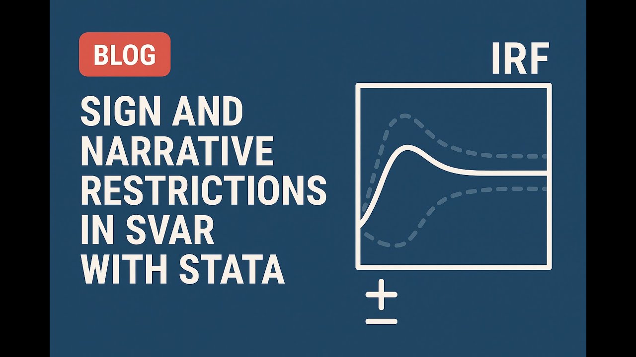 Sign and Narrative Restrictions in SVAR with Stata - YouTube